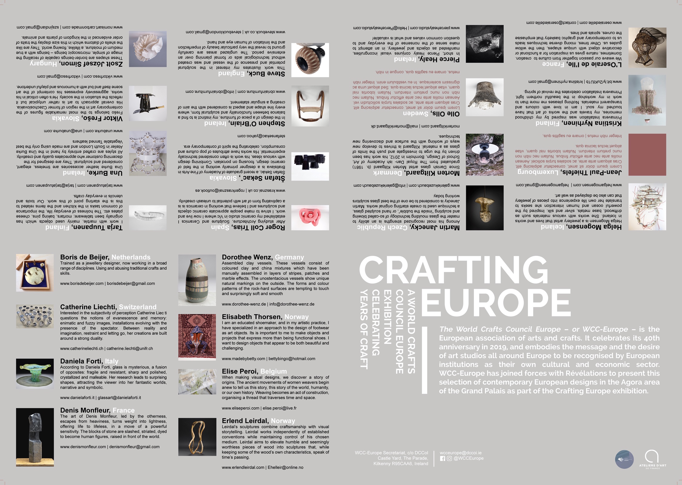 Crafting Europe – 40 Jahre World Crafts Council Europe: Paris vom 23 ...